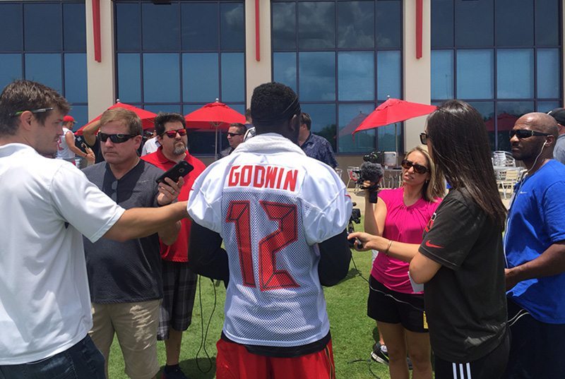 Bucs Rookie WR Godwin Talks Contract, Winston, Learning Positions