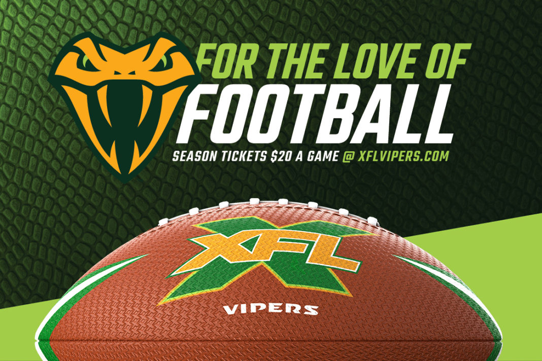 For The Love Of Football - The Tampa Bay Vipers Are Here