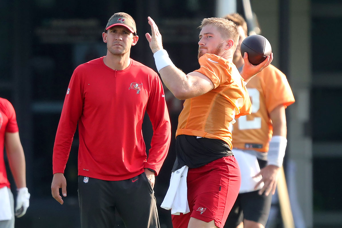 Bucs Rookie QB Kyle Trask Has Shaky, Uneventful Start To Training Camp