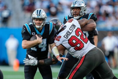 Bucs' Gholston Picked Great Time For Best Game of Season