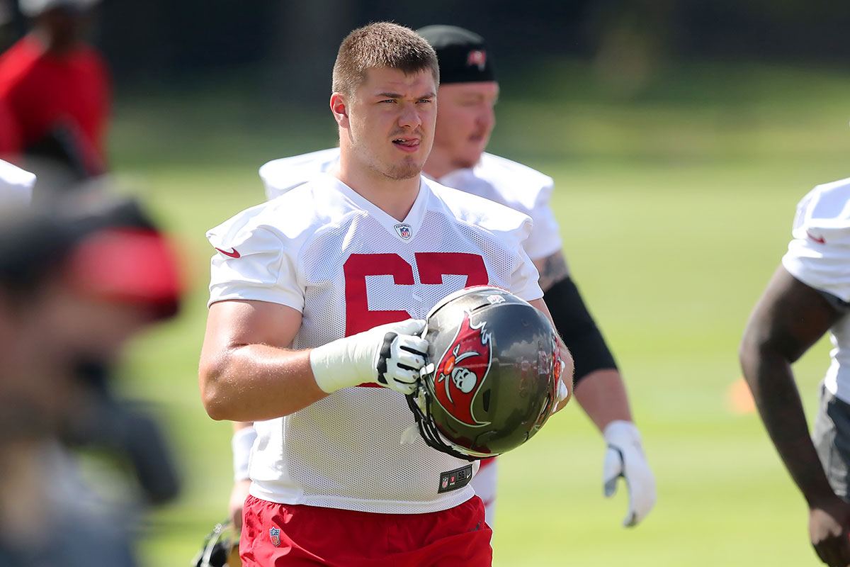 Bucs OL Luke Goedeke Ready To Re-Invent Himself Again