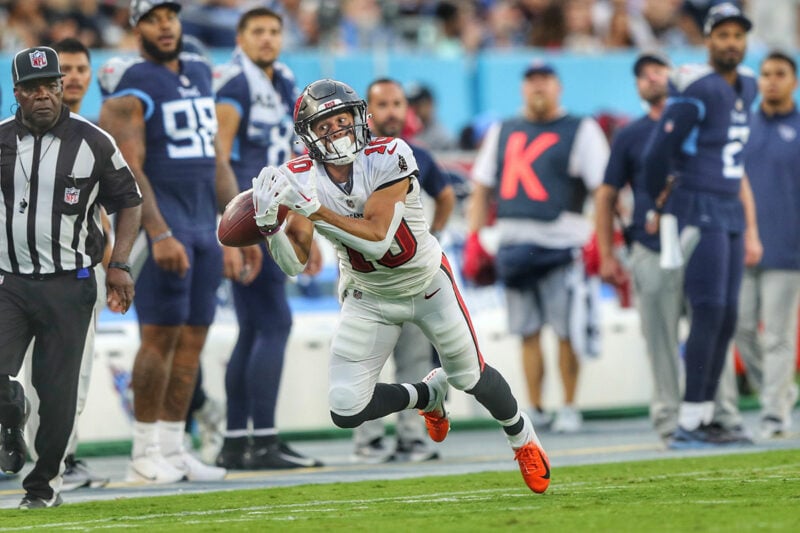 BREAKING: Bucs OL Carted Off vs. Titans