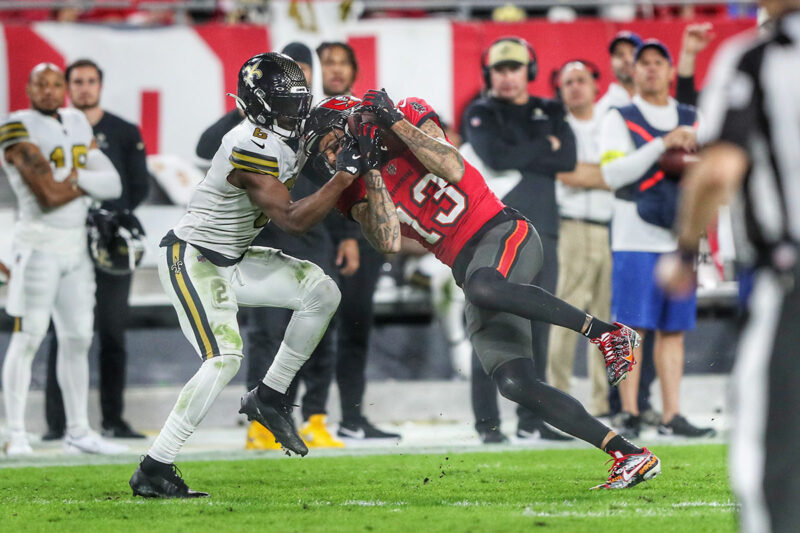 Bucs WR Evans Maintains Streak Of 1,000-Yard Seasons