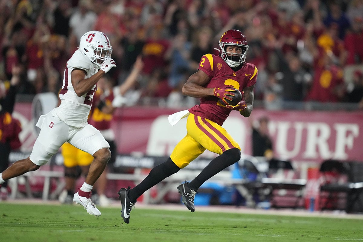 USC WR Brenden Rice Is A "Fanboy" Of Mike Evans
