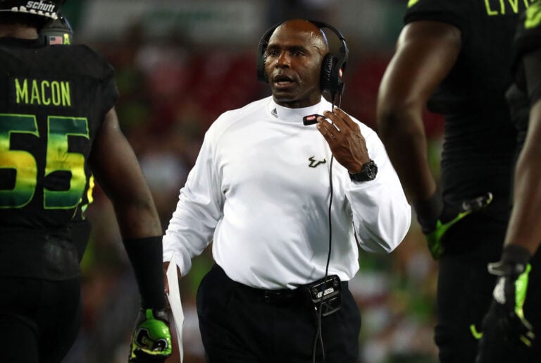 Charlie Strong Eager To Coach Up, Build Trust With Bucs DTs