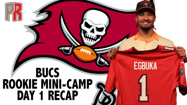 Pewter Report Podcast: Bucs Rookie Mini-Camp Day 1 Recap