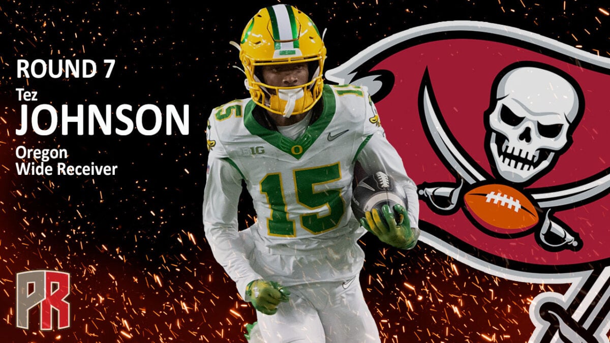 Video: Bucs WR Tez Johnson ALREADY CLAIMS A Starting Position!