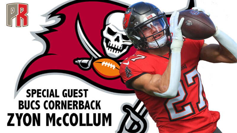 Pewter Report Podcast: Special Guest Bucs Cornerback Zyon McCollum