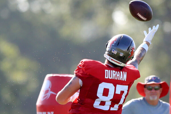 Payne Durham Enjoying Being Bucs' "Human Battering Ram"
